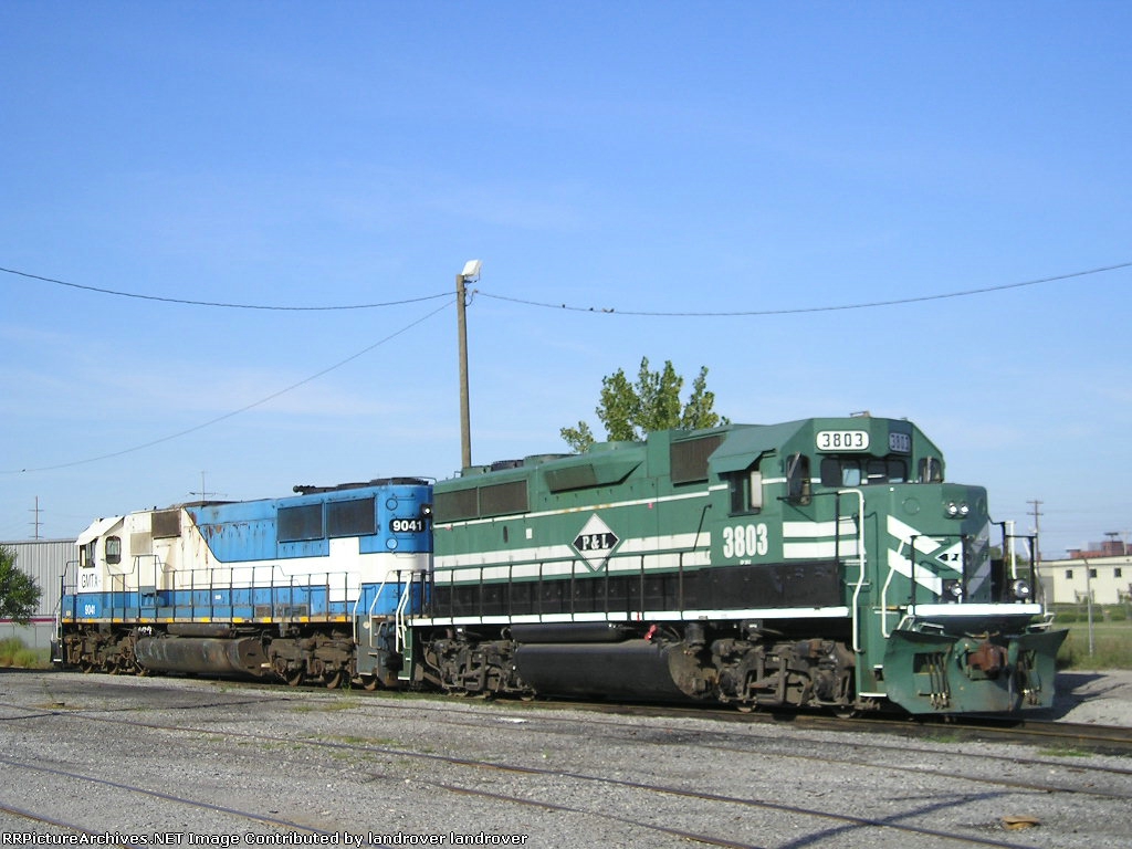 PAL 3803 & GMTX 9041 SD 60 With SD 70 Trucks
